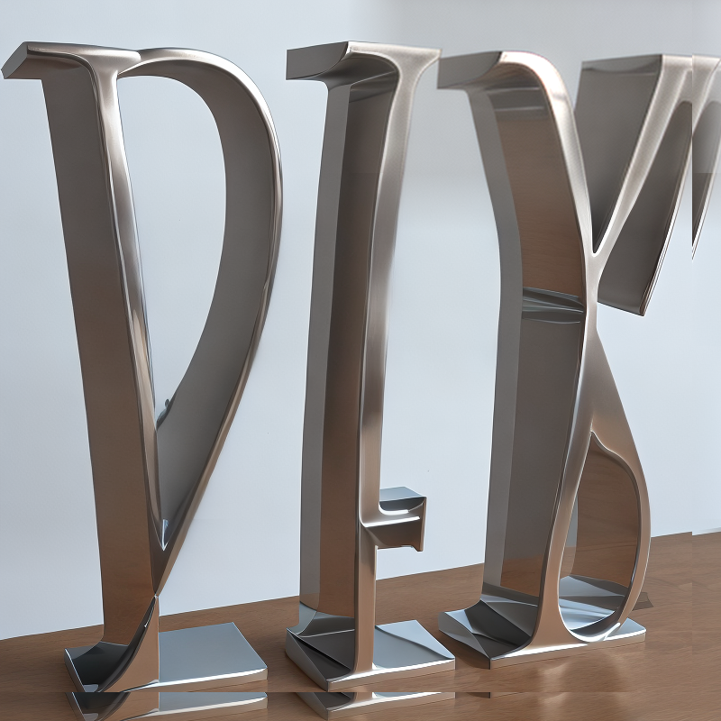 3d stainless steel letters made from China