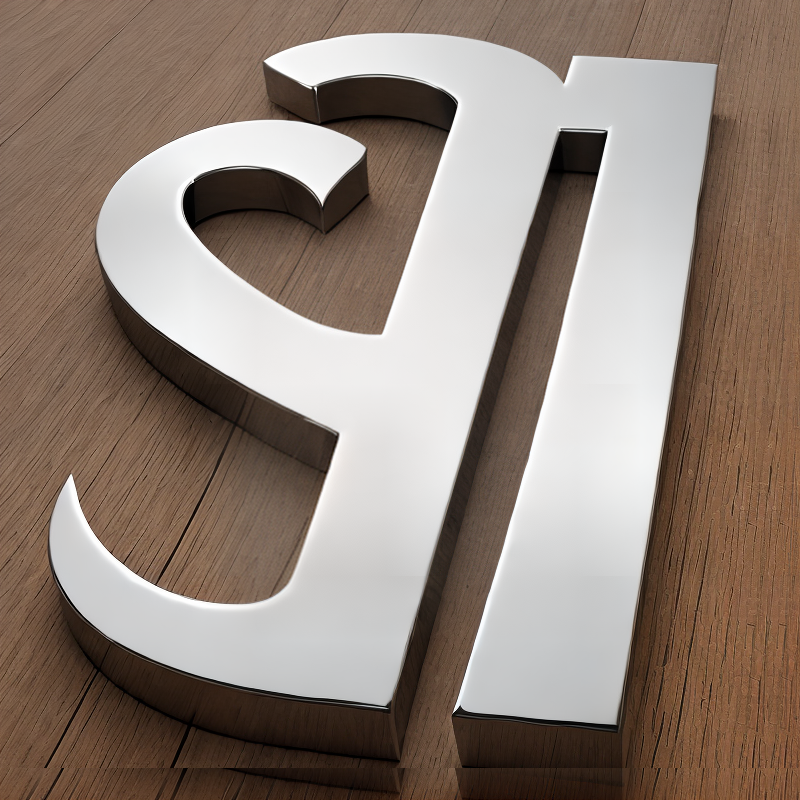 custom stainless steel letters made from China
