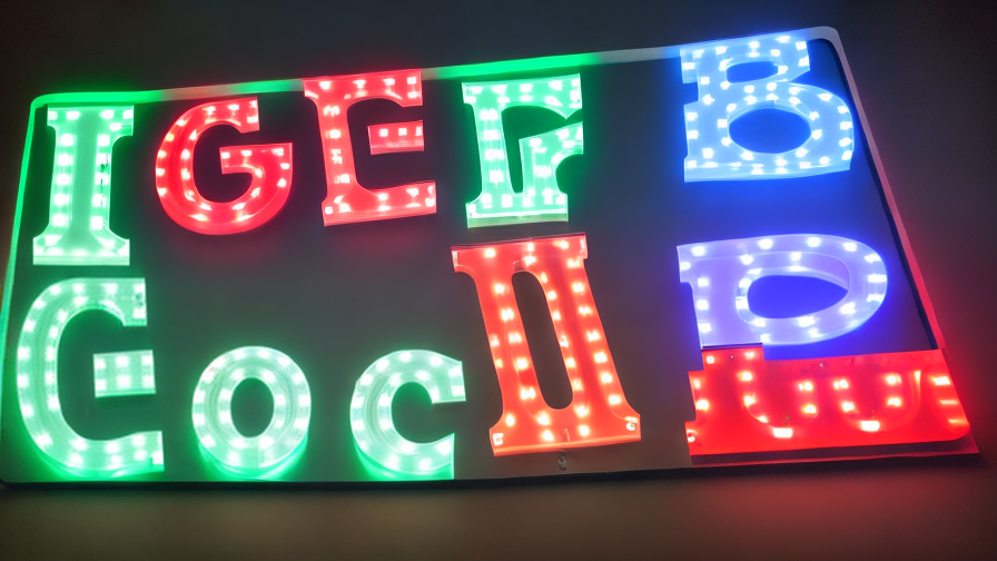 led sign letters made from China