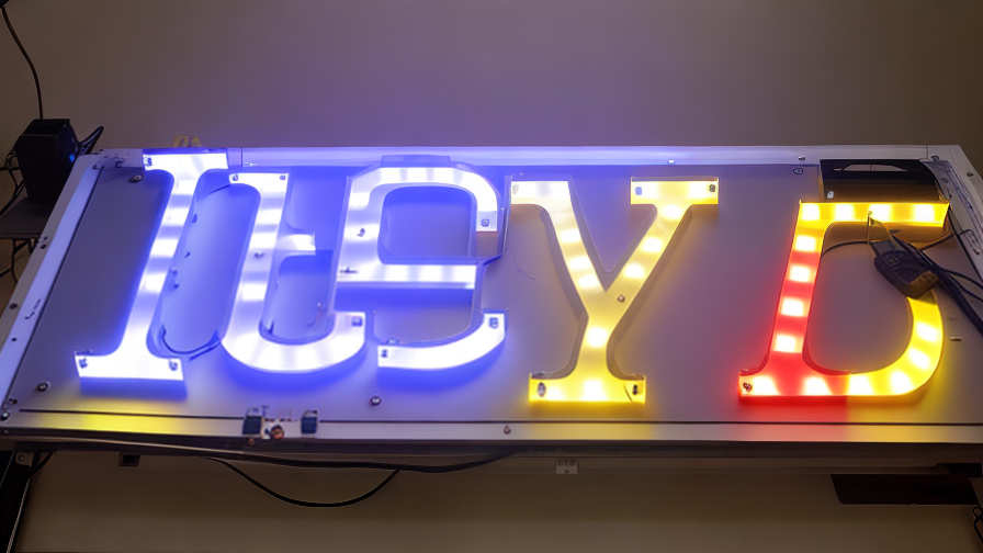 led sign letters made from China