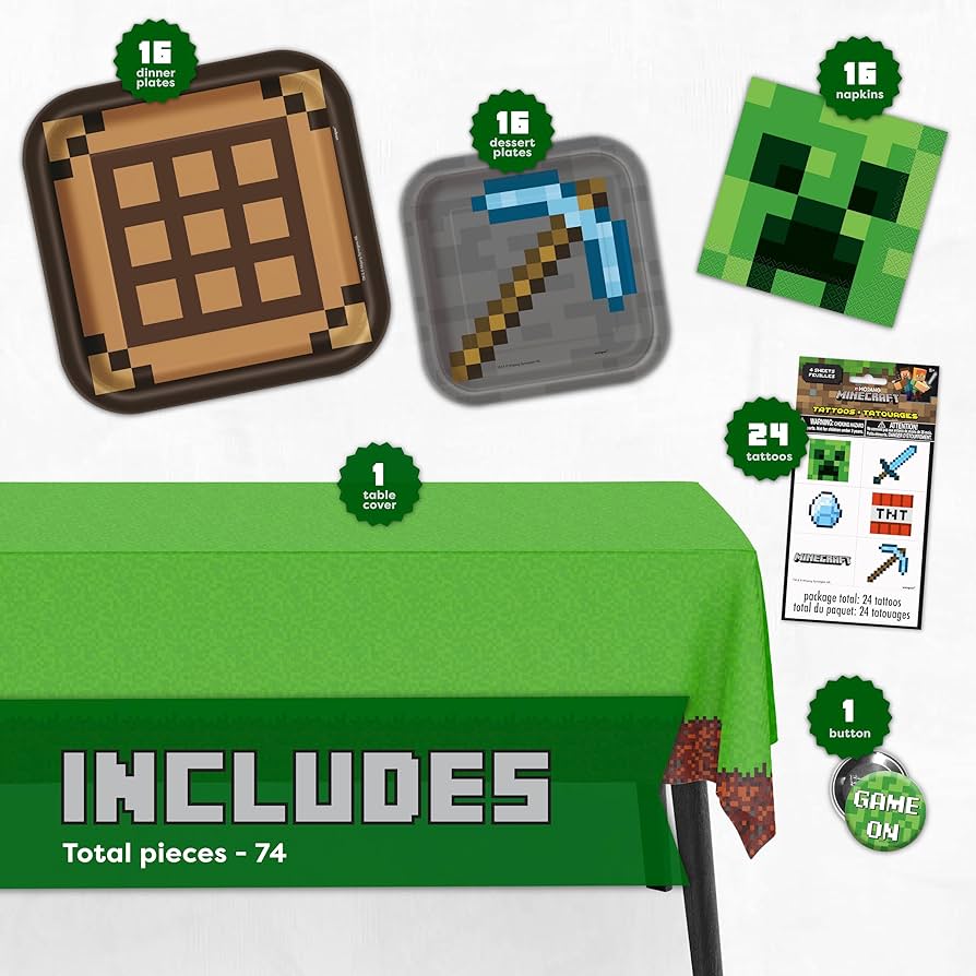 Top 6 Minecraft Party Supplies List and Guide: How To Solve Scena...
